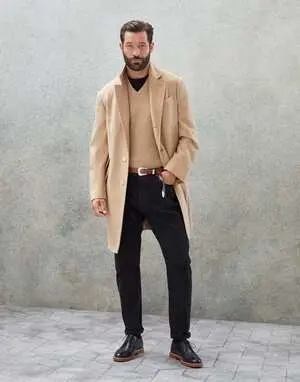 Brunello Cucinelli Single-breasted Cashmere-blend Coat