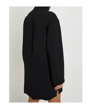 Khaite Lee Lace-up Crepe Mini Dress