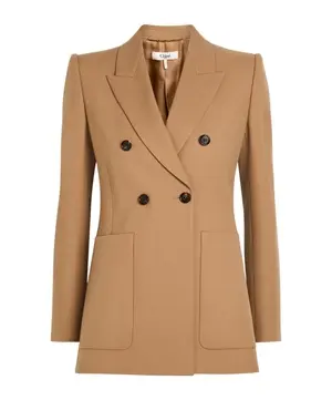 CHLOÉ Double-breasted Wool Blazer