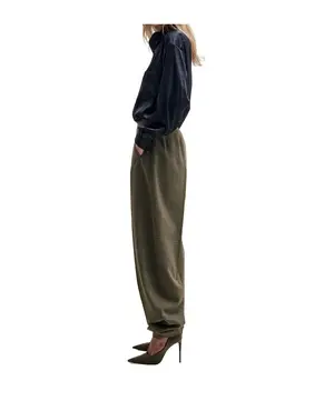 DARKPARK Meg Satin Detachable Foulard Shirt