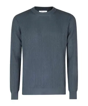ROBERTO COLLINA Crew Neck Sweater - Blue