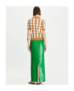 Tory Burch Cut-out Polo Sweater
