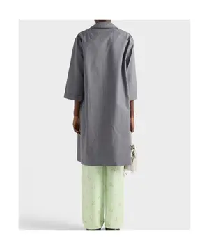 Prada Single-breasted Light Mohair Coat