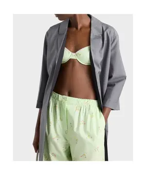 Prada Single-breasted Light Mohair Coat