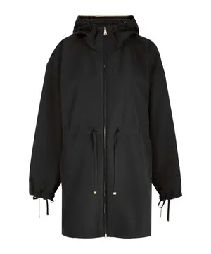 Moncler Shaverne Hooded Shell Parka - Black