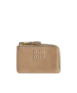 Miu Miu Logo-embossed Zipped Wallet