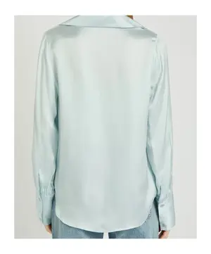 ANINE BING Long Sleeve Shirt - Light Blue