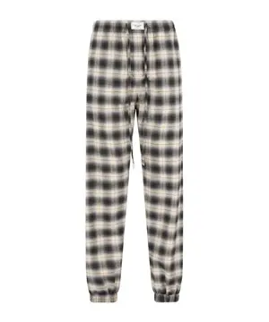 Attico Plaid Drawstring Trousers - Multicolour