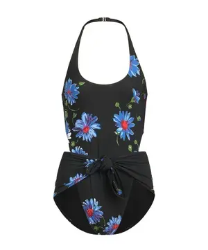 Alaïa Cut-out Floral One-piece Swimsuit