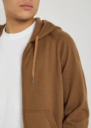 TOM FORD Hooded Cashmere And Wool-blend Jumper
