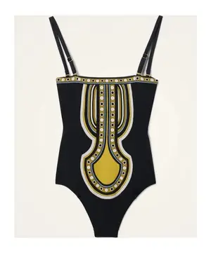 La DoubleJ Printed One-piece Swimsuit With Molded Cups