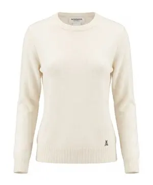 Patrizia Pepe Cashmere Sweater With Logo Plaque - No