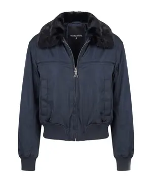Patrizia Pepe Long-sleeved Zippered Padded Jacket - Black