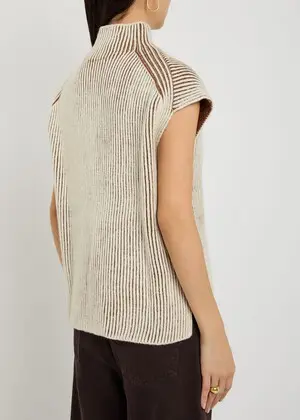 Varley Lauren Ribbed Knit Top