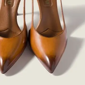 Miu Miu Pointed-toe Slingback Pumps
