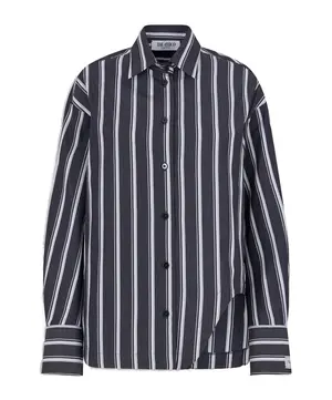 Attico Striped Long-sleeve Shirt