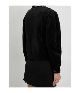 Isabel Marant Étoile Pietra Stud-embellished Velvet Jacket