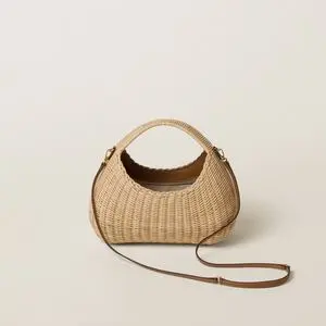 Miu Miu Wander Wicker Handbag