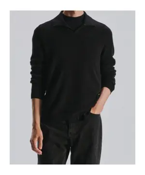 THE ROW Ripley Polo Shirt - Black
