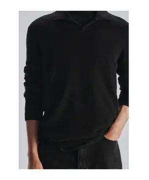THE ROW Ripley Polo Shirt - Black