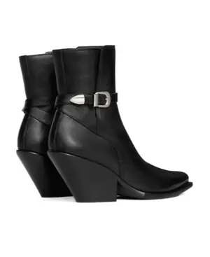 Celine Joan Jodhpur Boots In Calfskin
