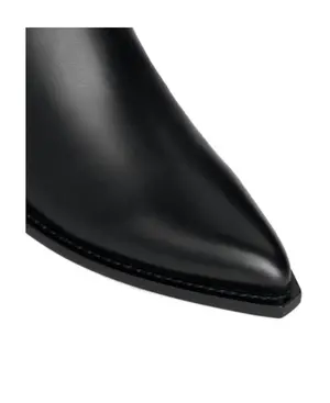Celine Joan Jodhpur Boots In Calfskin
