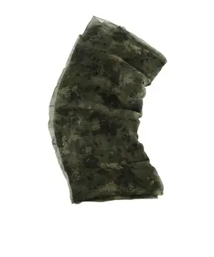 UMA WANG Printed Silk Scarf - Green/grey