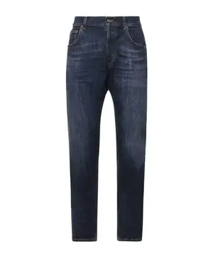 DONDUP Faded Whiskered Jeans - Black