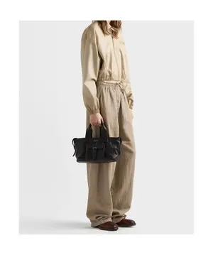 Prada Route Medium Leather Tote Bag