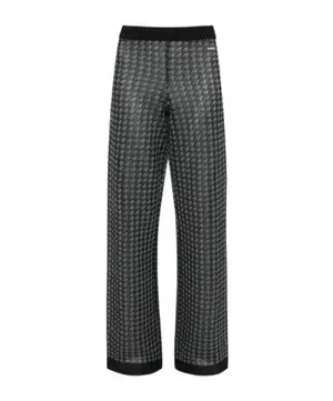 J.W.ANDERSON Check-pattern Logo-plaque Trousers