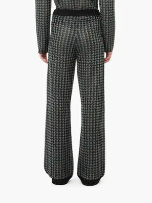 J.W.ANDERSON Check-pattern Logo-plaque Trousers