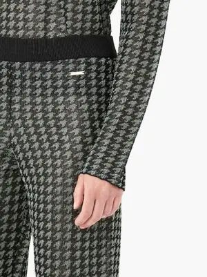 J.W.ANDERSON Check-pattern Logo-plaque Trousers