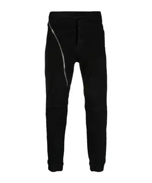 Rick Owens Aircut Decorative-zip Skinny Joggers