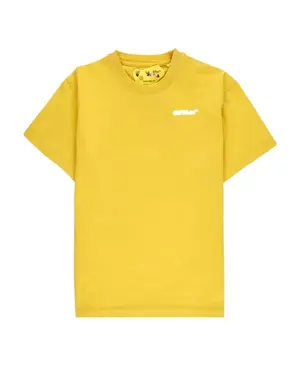 Off-White Arrows-print Cotton T-shirt - Yellow
