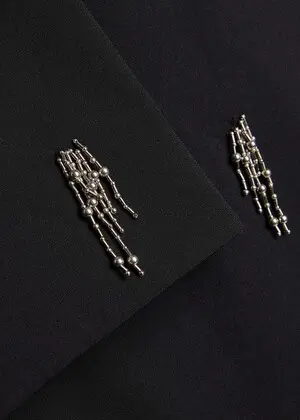 Simkhai Coretta Embellished Crepe Midi Dress