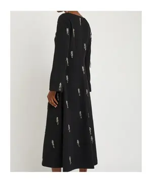 Simkhai Coretta Embellished Crepe Midi Dress