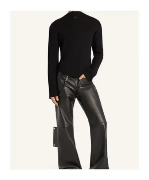 COURREGES Courrèges Ribbed-knit Boatneck Jumper