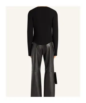 COURREGES Courrèges Ribbed-knit Boatneck Jumper