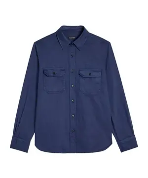 TOM FORD Cotton And Linen-blend Shirt