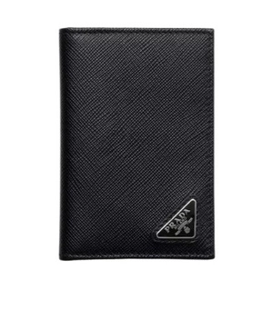 Prada Logo Card Holder - Black