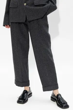 Nanushka Biba Checked Trousers