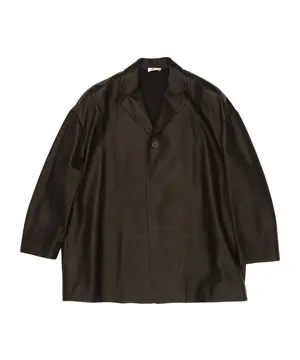 Fear Of God Single Breasted Leather Jacket