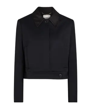 JOSEPH Stretch-crepe Jacket - Black