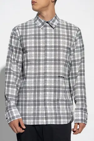 Helmut Lang Plaid Long-sleeved Shirt