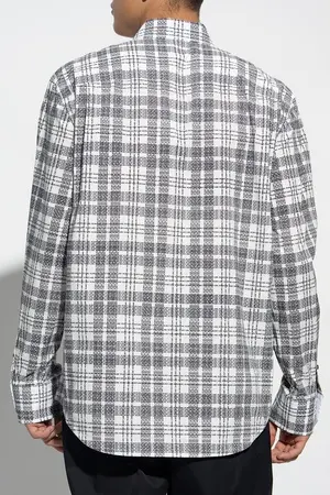 Helmut Lang Plaid Long-sleeved Shirt