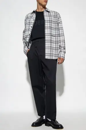 Helmut Lang Plaid Long-sleeved Shirt