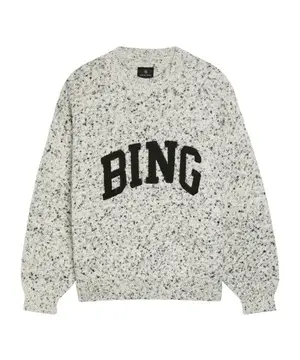 ANINE BING Long Sleeve Crewneck Knitwear