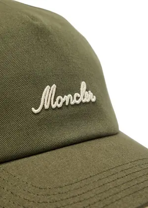 Moncler Logo-embroidered Cotton Cap