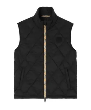 Burberry Packable Quilted Nylon Acresford Gilet - Black