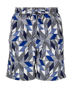Isabel Marant Étoile Geometric Print Swim Shorts - Black